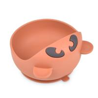 China Baby Mealtime Silicone Feeding Bowl Bear Bowl Weaning Sets Silicone for sale