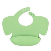 China One Size Fits All Silicone Easy Clean Bibs With Catch All Pocket for sale