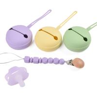 China Yellow Silicone Dummy Holder Silicone Dummy Clips Personalised for sale