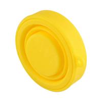 China Candy Color 170ml Silicone Travel Mug Rose Silicone Collapsible Travel Cup for sale