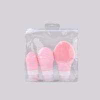 China OEM Grey Silicone Cleansing Brush Face Silicone Scrubber Electric for sale