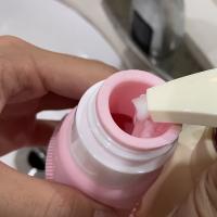 China Pink Facial Cleansing Brush Silicone Electric Facial Cleanser for sale
