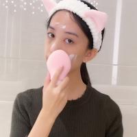 China Pink Facial Cleansing Brush Silicone Electric Facial Cleanser for sale