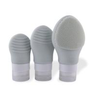 China Pink Facial Cleansing Brush Silicone Electric Facial Cleanser for sale