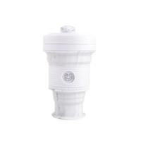 China 550ml 18oz Collapsible Silicone Coffee Cup Silicone Household Products White for sale