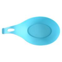 China Orange Silicone Spoon Rest Utensil Holder Sustainable Rubber Spoon Rest for sale