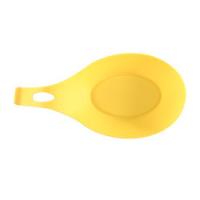 China Orange Silicone Spoon Rest Utensil Holder Sustainable Rubber Spoon Rest for sale