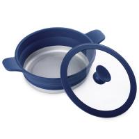 China Customized Silicone Cooking Pot Collapsible Silicone Cookware Camping for sale