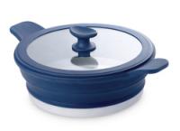 China Customized Silicone Cooking Pot Collapsible Silicone Cookware Camping for sale