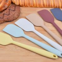 China 10.2in Silicone Scraper Spatula Rubber Scraper For Baking With Stainless Steel Core for sale