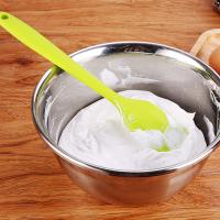 China 10.2in Silicone Scraper Spatula Rubber Scraper For Baking With Stainless Steel Core for sale