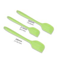 China 10.2in Silicone Scraper Spatula Rubber Scraper For Baking With Stainless Steel Core for sale