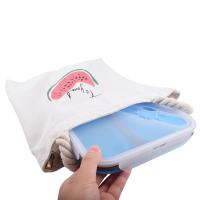 China 2 Compartment Lunch Box Silicone Household Products Collapsible Lunch Containers for sale