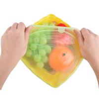 China 7 Pack Reusable Container Lid Silicone Household Products BSCI Round for sale