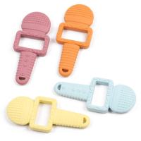 China Chewable 100% Natural Rubber Teether Purple Rubber Toys For Teething for sale