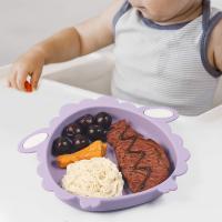China Sheep Shape Suction Section Plate Non Toxic Safe silicone plate microwave for sale