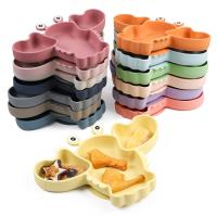 China Lobster Silicone Feeding Plate Microwave Safe Infants Childrens Silicone Plates for sale