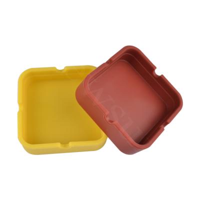 China Brown Ashtray Silicone Household Products Easy To Clean Non Stick for sale