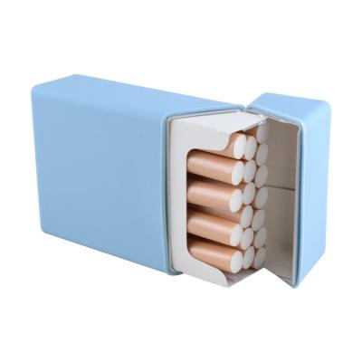 China Blue Cigarette Case Silicone Household Products Cotton Swab Case for sale