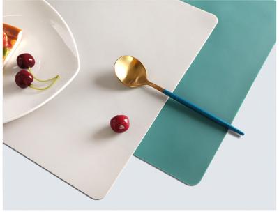 China White Silicone Table Mat Customized Silicone Products OEM ODM Service for sale