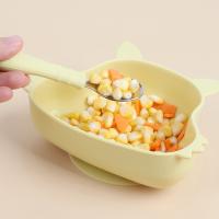 China Baby Silicone Food Feeder Spoon and Fork Customized Silicone Products Heat Insulation for sale