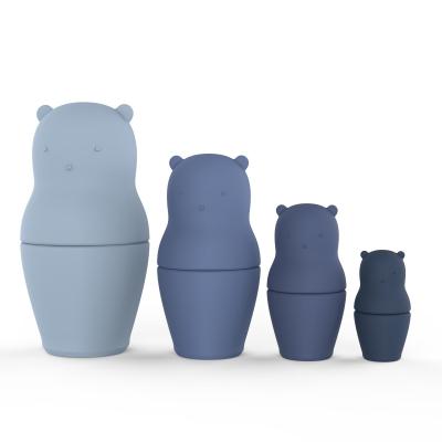 China Silicone Matryoshka Dolls Non-Toxic Cuddly Silicone Toys Customized Color for sale