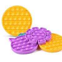 China Customized Pop It Unisex Baby Silicone Toys Colorful Soft Safe Educational Toys for sale