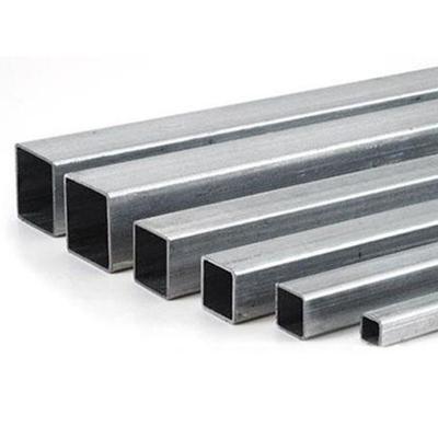 China Large Stock Cold Rolled Pre Galvanized Welded square  Rectangular Steel Pipe/tube Q235, Q235B Hollow Gi Pipe for sale