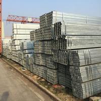 China Large Stock Cold Rolled Pre Galvanized Welded square  Rectangular Steel Pipe/tube Q235, Q235B Hollow Gi Pipe for sale