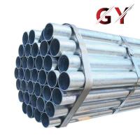 China Hot Dip Galvanized Round Steel Pipe / GI Pipe Pre Galvanized Steel Pipe Galvanized Tube for Construction for sale