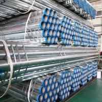 China Hot Dip Galvanized Round Steel Pipe / GI Pipe Pre Galvanized Steel Pipe Galvanized Tube for Construction for sale