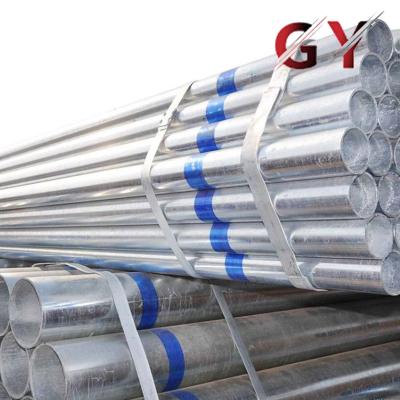 China High Quality ASTM/JIS/BS1399 Gi Seamless Pipe Iron Round Tube Hot Dipped Galvanized Steel Pipe in Stock for sale