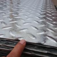 China Best Selling 800mm Width Checkered Galvanized Steel Sheet Tear Drop Pattern Metal Plate Stair Tread for Walkway ASTM Compliant for sale