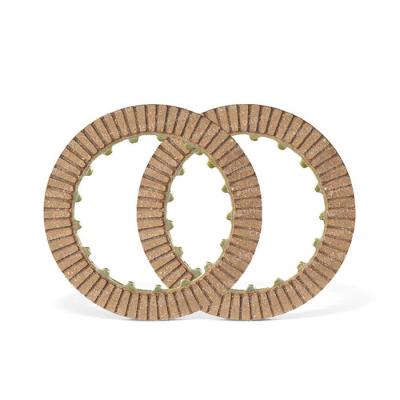 China ODM Rubber Based Motorcycle Clutch Plate Motorcycle Friction Plate Customized Color For Honda CD70 for sale