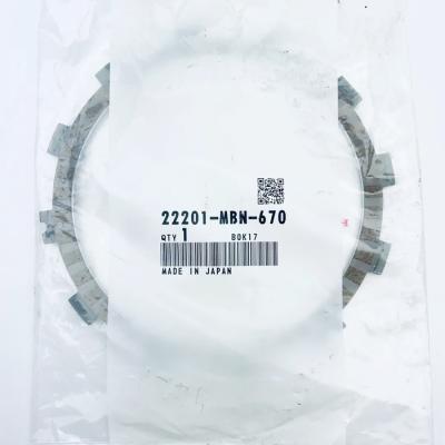 China 22201-MBN-670 FCC Clutch Plate Friction Clutch Lining And Clutch Disc For Honda CRF450 for sale