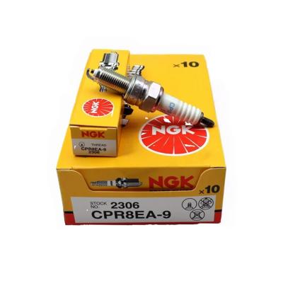 China NGK Original CPR8EA-9 2306 Motorcycle Spark Plug Nickel for Honda, Haojue, Suzuki, Yamaha for sale