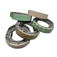 China Aluminum Alloys Brake Shoe / Motorcycle Brake Lining with Non-asbestos Materials for sale