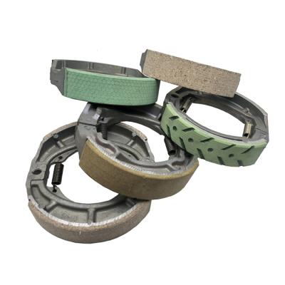China Aluminum Alloys Brake Shoe / Motorcycle Brake Lining with Non-asbestos Materials for sale
