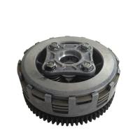 China Aluminum Motorcycle Full Clutch Plate Assembly OEM For Honda C100 GN5 XL100 XL125 T100 for sale
