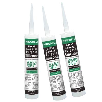China Anti Mildew Acetic Silicone Sealant Weatherproof For Aluminum for sale
