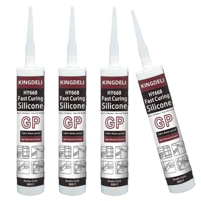 China Multifunctional Acetic Silicone Sealant Tube Water Resistant OEM for sale