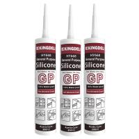 China Indoor RTV High Temp Acetic Cure Silicone Sealant Glass Glue One Component for sale