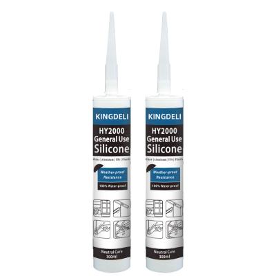 China 280ml Clear GP Neutral Silicone Sealant For Glass​ Multifunctional for sale