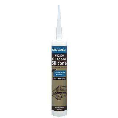 China Low Odor Neutral Silicone Sealant Weatherproofing For Aluminium Windows for sale