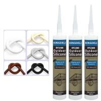 China Non Toxic Neutral Silicone Sealant Tube Mildew Proof Clear Black Color for sale