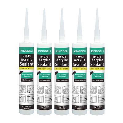China Weatherproof Transparent Acrylic Sealant Fast Cure For Bathroom 600ml for sale