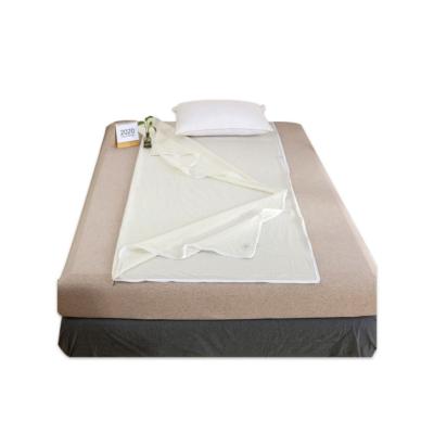 China Anti EMF Grounding Sleeping Bag 82% Cotton 18% Silver Fiber Earthing Recovery Bag Custom Size for sale