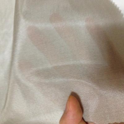 China EMF Blocking Fabric Silver Silk Fiber Fabric for Pregnant Clothing 1.5m Width for sale