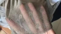 China emf shielding silver jacquard mesh fabric for sale