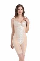 China silver plaid knitted fabric for shapewear lining for sale